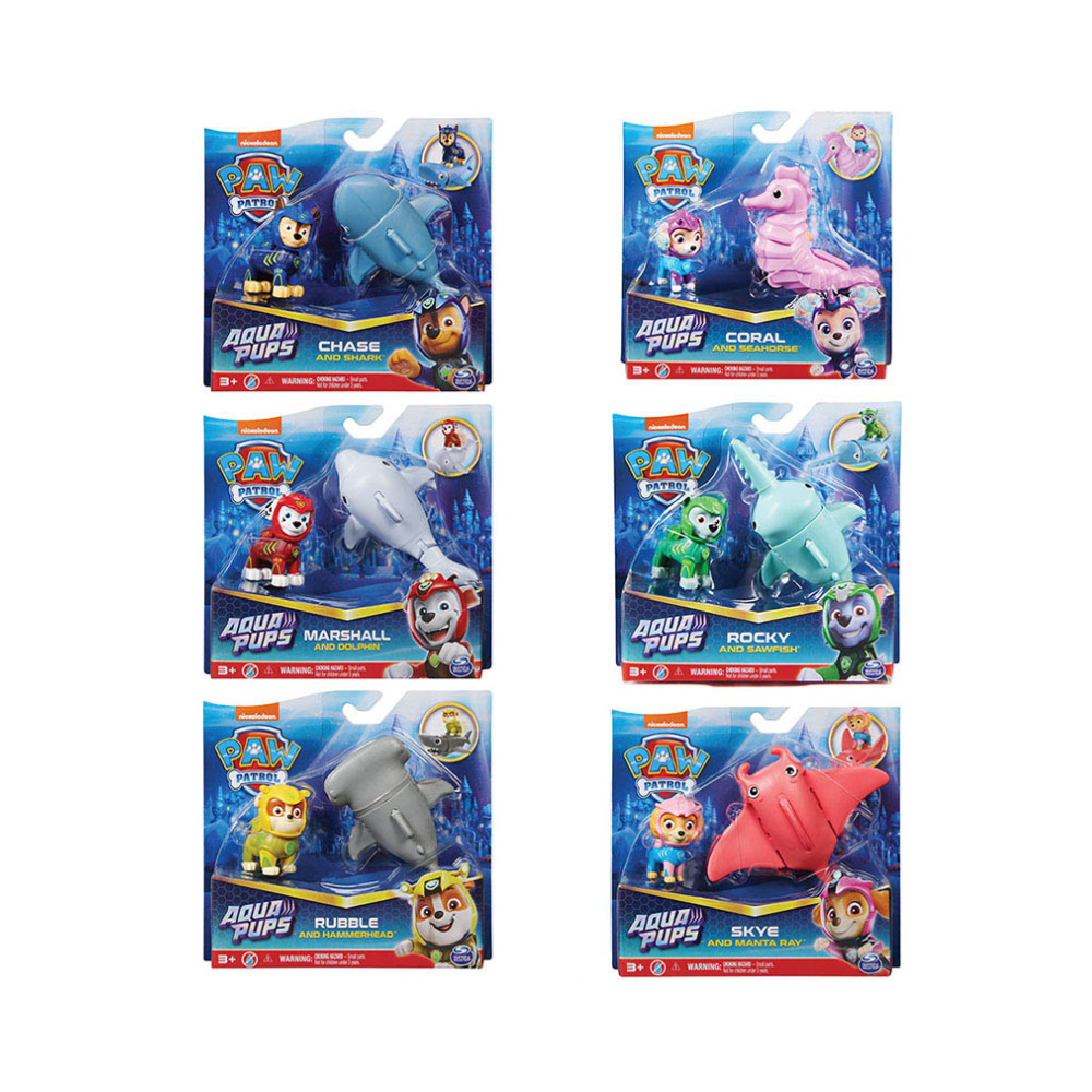 Buy Paw Patrol Aqua Hero Pups Action Figure Play Set (1 Random ...