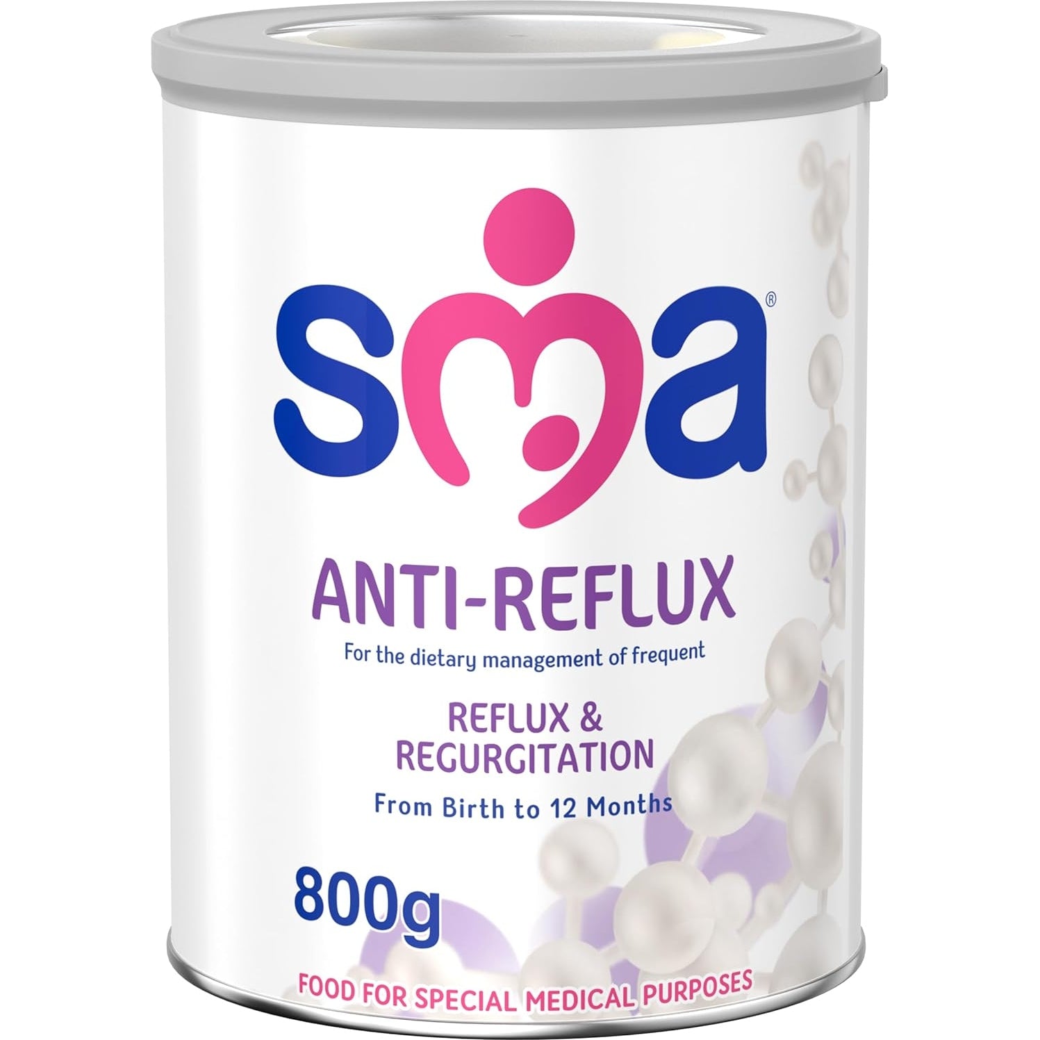 SMA Anti Reflux Baby Milk Powder Formula, From Birth, 800g (Pack of 1 ...