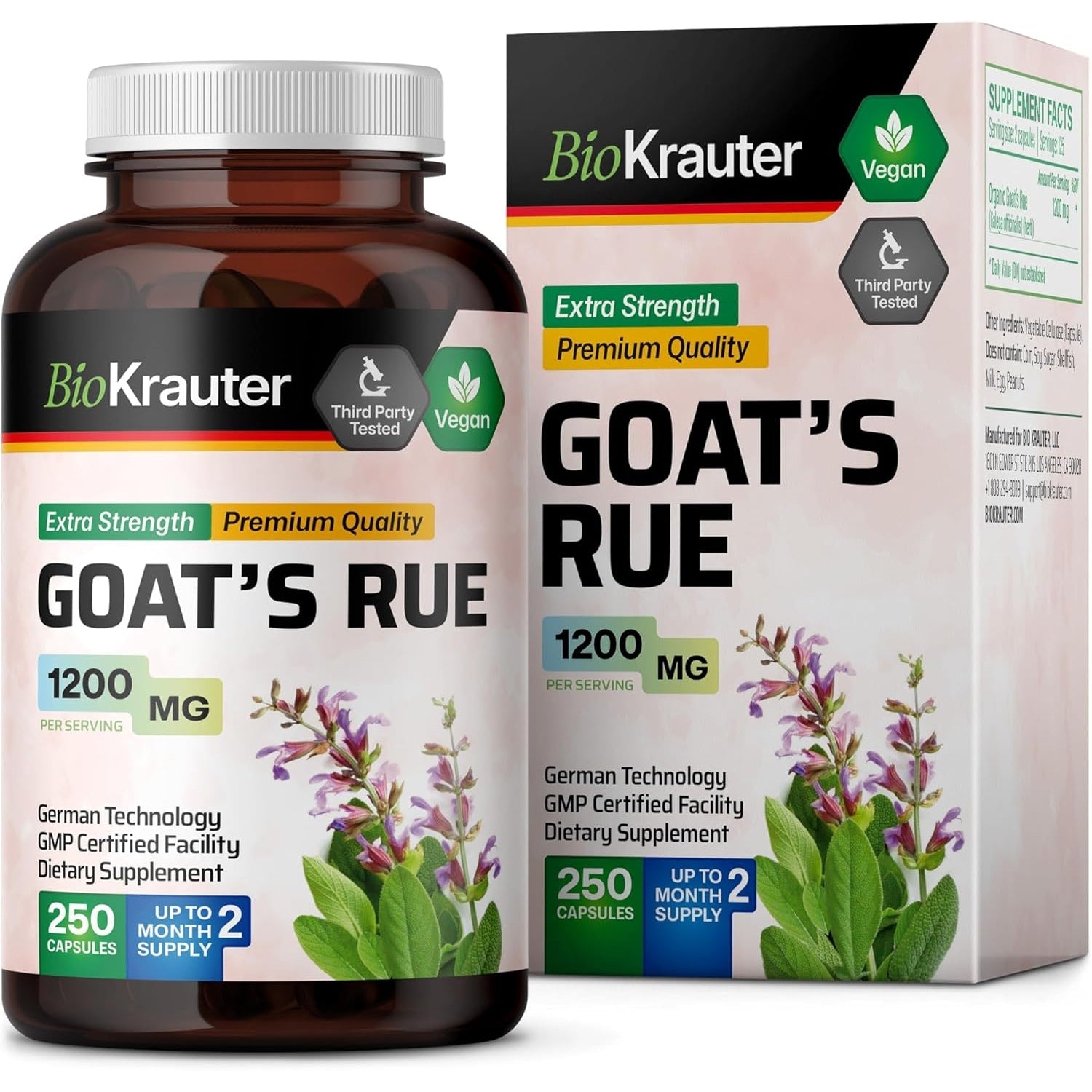 Goats Rue Lactation Support Capsules - Natural Breastfeeding Supplemen ...