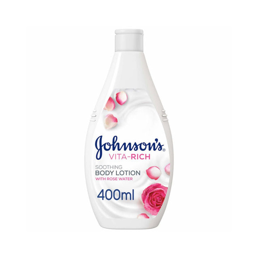 Buy Johnson and Johnson Body Lotion Vita-Rich Soothing Rose Water 400ML ...