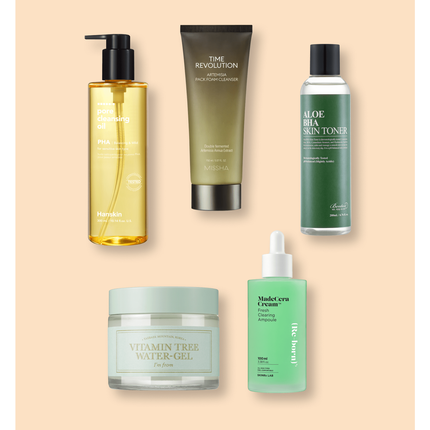 Buy 5-Step Acne + Oil Control Set - Medaid Official Store